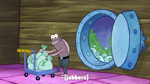 Season 9 Safe Deposit Krabs GIF by SpongeBob SquarePants - Find & Share ...