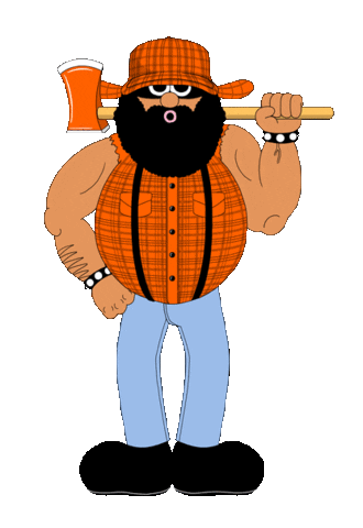 Lumberjack Sticker By Studios Sticker for iOS & Android | GIPHY