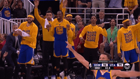 Excited Golden State Warriors GIF by NBA - Find & Share on GIPHY