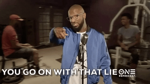 Lying Rickey Smiley GIF by TV One - Find & Share on GIPHY