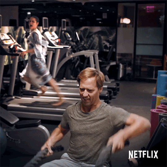 Friends From College Gym GIF by NETFLIX - Find & Share on GIPHY