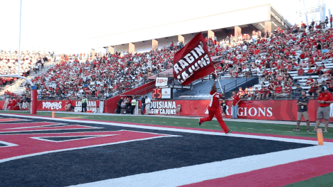 Ul Lafayette Running GIF by University of Louisiana at Lafayette - Find ...