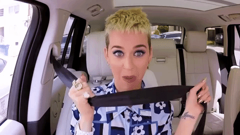 Carpool Karaoke 2017 GIF by Katy Perry - Find & Share on GIPHY
