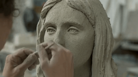 Stone Carver Anna Rubincam GIF by Vimeo - Find & Share on GIPHY
