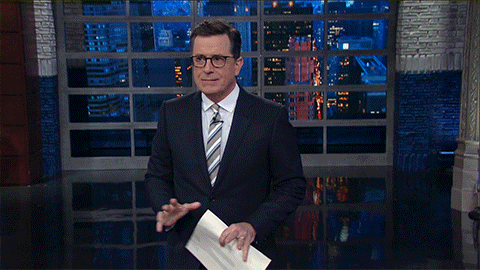 Awkward Stephen Colbert GIF by The Late Show With Stephen Colbert ...