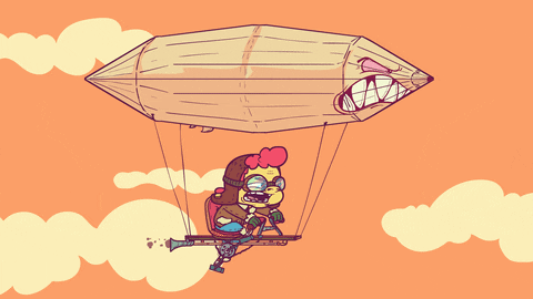 Girl Flying GIF by Forrest Norris - Find & Share on GIPHY