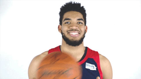 Minnesota Timberwolves Smile GIF by NBA - Find & Share on GIPHY