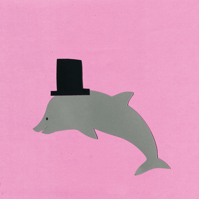 Cut Out Top Hat GIF by Philippa Rice - Find & Share on GIPHY