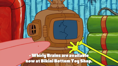 Episode 1 Whirly Brains GIF by SpongeBob SquarePants - Find & Share on ...