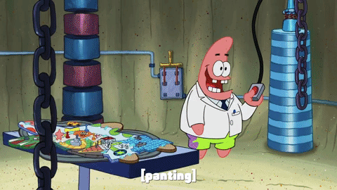 Season 9 Patrick The Game GIF by SpongeBob SquarePants - Find & Share ...