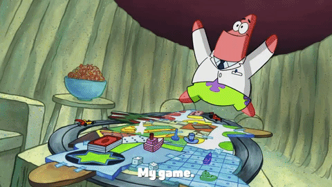 Season 9 Patrick The Game GIF by SpongeBob SquarePants - Find & Share ...