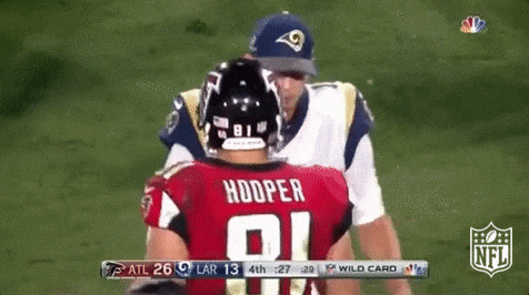 Atlanta Falcons Hug GIF by NFL - Find & Share on GIPHY