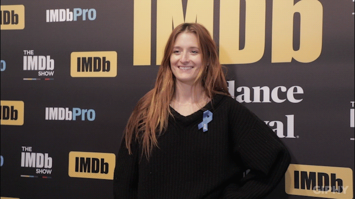Grace Gummer Wave GIF by IMDb - Find & Share on GIPHY
