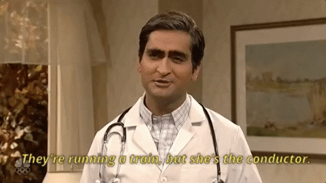 Kumail Nanjiani Run A Train GIF by Saturday Night Live - Find & Share ...