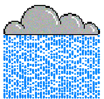 Pouring 8 Bit Sticker by bentuber for iOS & Android | GIPHY