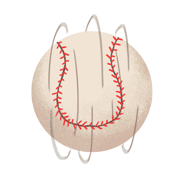Baseball Spinning Sticker by North Coast Authentic for iOS & Android ...