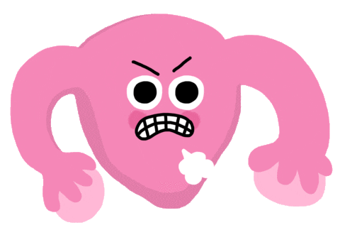 Angry Uterus Sticker by mrodilla for iOS & Android | GIPHY