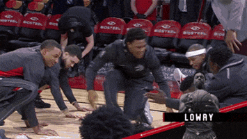 High Five Toronto Raptors GIF by NBA - Find & Share on GIPHY