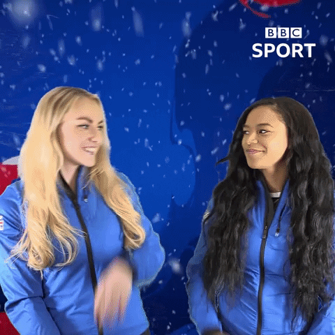 High Five Winter Olympics GIF by BBC - Find & Share on GIPHY