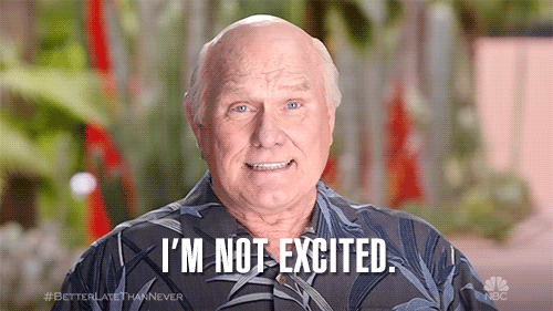 Sarcastic Better Late Than Never GIF by NBC - Find & Share on GIPHY