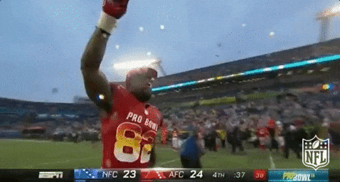 Pro Bowl Football GIF by NFL - Find & Share on GIPHY