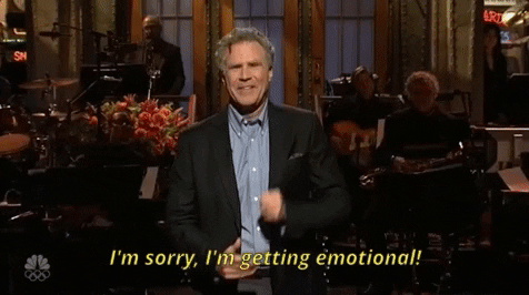 Will Ferrell Im Getting Emotional GIF by Saturday Night Live - Find ...