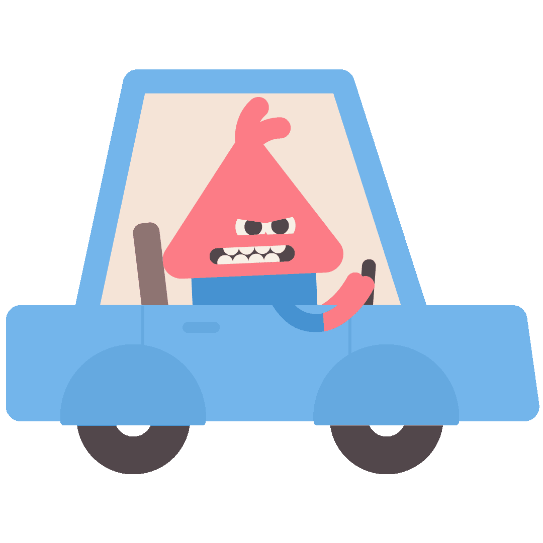 Car Anger Sticker by Headspace for iOS & Android | GIPHY