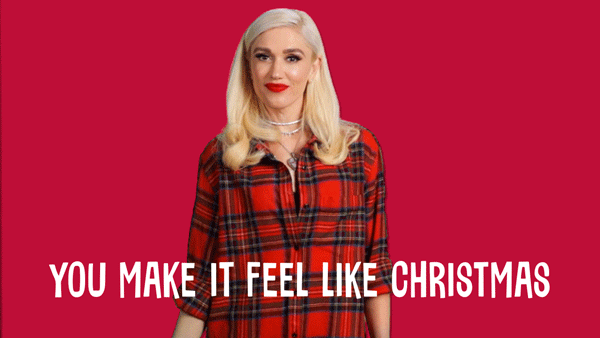 You Make It Feel Like Christmas GIF by Gwen Stefani - Find & Share on GIPHY