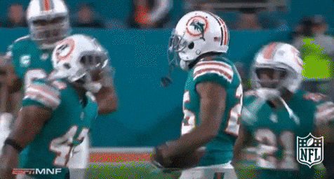 Miami Dolphins Football GIF by NFL - Find & Share on GIPHY