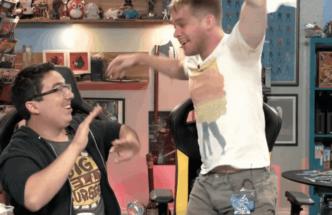 Celebration Reaction GIF by Hyper RPG - Find & Share on GIPHY