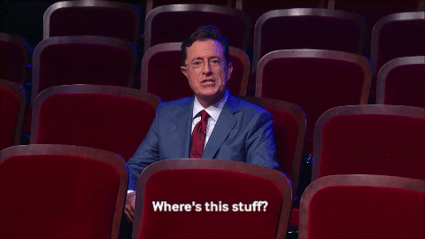 Give Back Stephen Colbert GIF by Omaze - Find & Share on GIPHY
