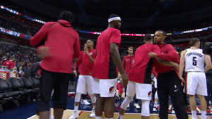 Damian Lillard Handshake GIF by NBA - Find & Share on GIPHY