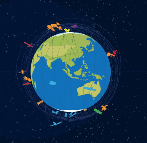 Satellite Terre GIF by CNES - Find & Share on GIPHY