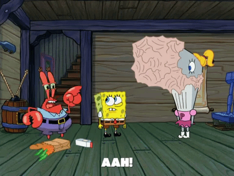 Season 8 Barnacle Face GIF by SpongeBob SquarePants - Find & Share on GIPHY