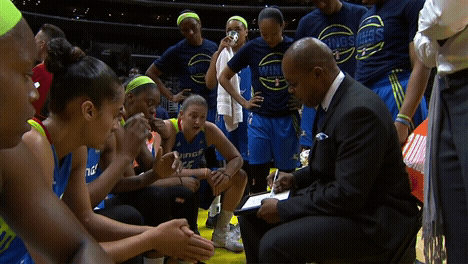 Dallas Wings Coach GIF by WNBA - Find & Share on GIPHY