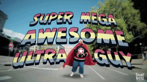Ask The Storybots Super Mega Awesome Ultra Guy GIF by StoryBots - Find ...