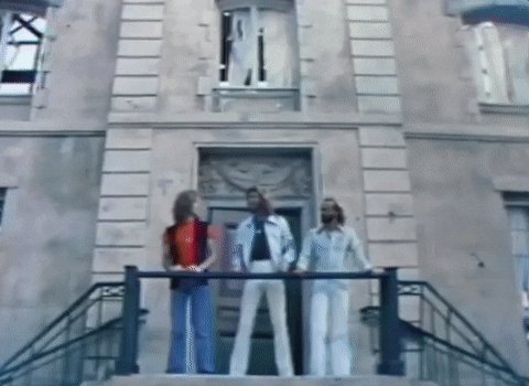 Stayin' Alive GIF by Bee Gees - Find & Share on GIPHY
