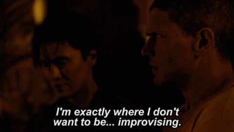 Improvising Michael Scofield GIF by Prison Break - Find & Share on GIPHY