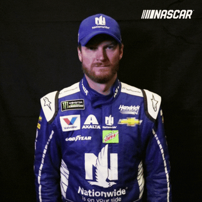 Dale Earnhardt Jr Pointing GIF by NASCAR - Find & Share on GIPHY