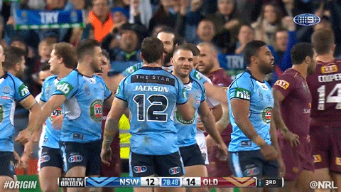 Happy Rugby League GIF by NRL - Find & Share on GIPHY