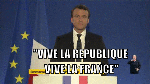 Emmanuel Macron Citation GIF by franceinfo - Find & Share on GIPHY