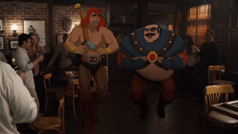 Jason Sudeikis Drinking GIF by Son of Zorn - Find & Share on GIPHY