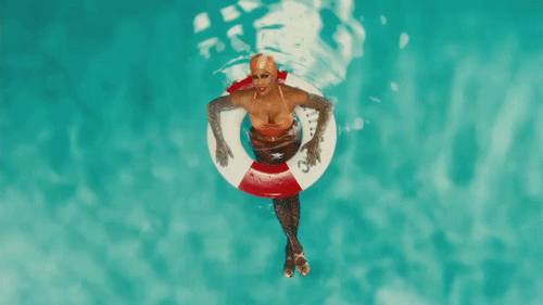 Laverne Cox Swimming GIF by Rocky Horror Picture Show - Find & Share on ...