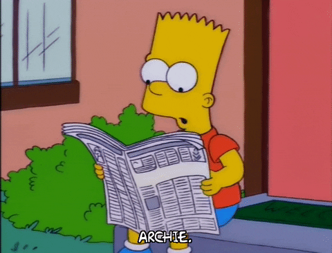 Read Bart Simpson GIF - Find & Share on GIPHY