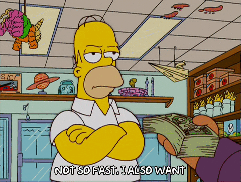 Homer Simpson Money GIF - Find & Share on GIPHY