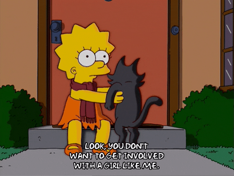 Lisa Simpson Cat GIF - Find & Share on GIPHY