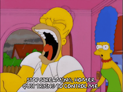 Screaming Homer Simpson GIF - Find & Share on GIPHY