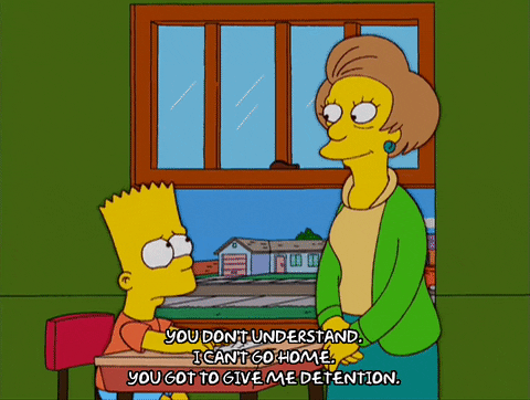 Bart Simpson School GIF - Find & Share on GIPHY