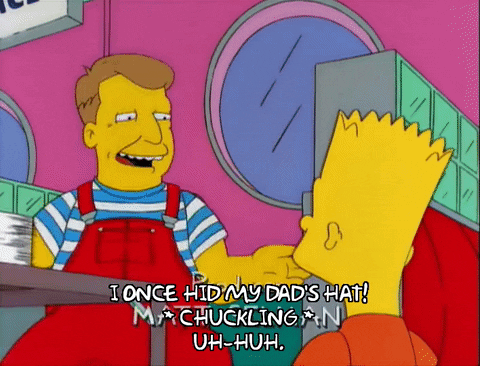 Bart Simpson Laughing GIF - Find & Share on GIPHY