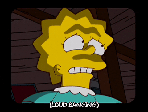 Scared Lisa Simpson GIF - Find & Share on GIPHY